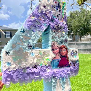 Frozen Pinata Thematic Number Pinata (available Numbers 1-9) - Etsy