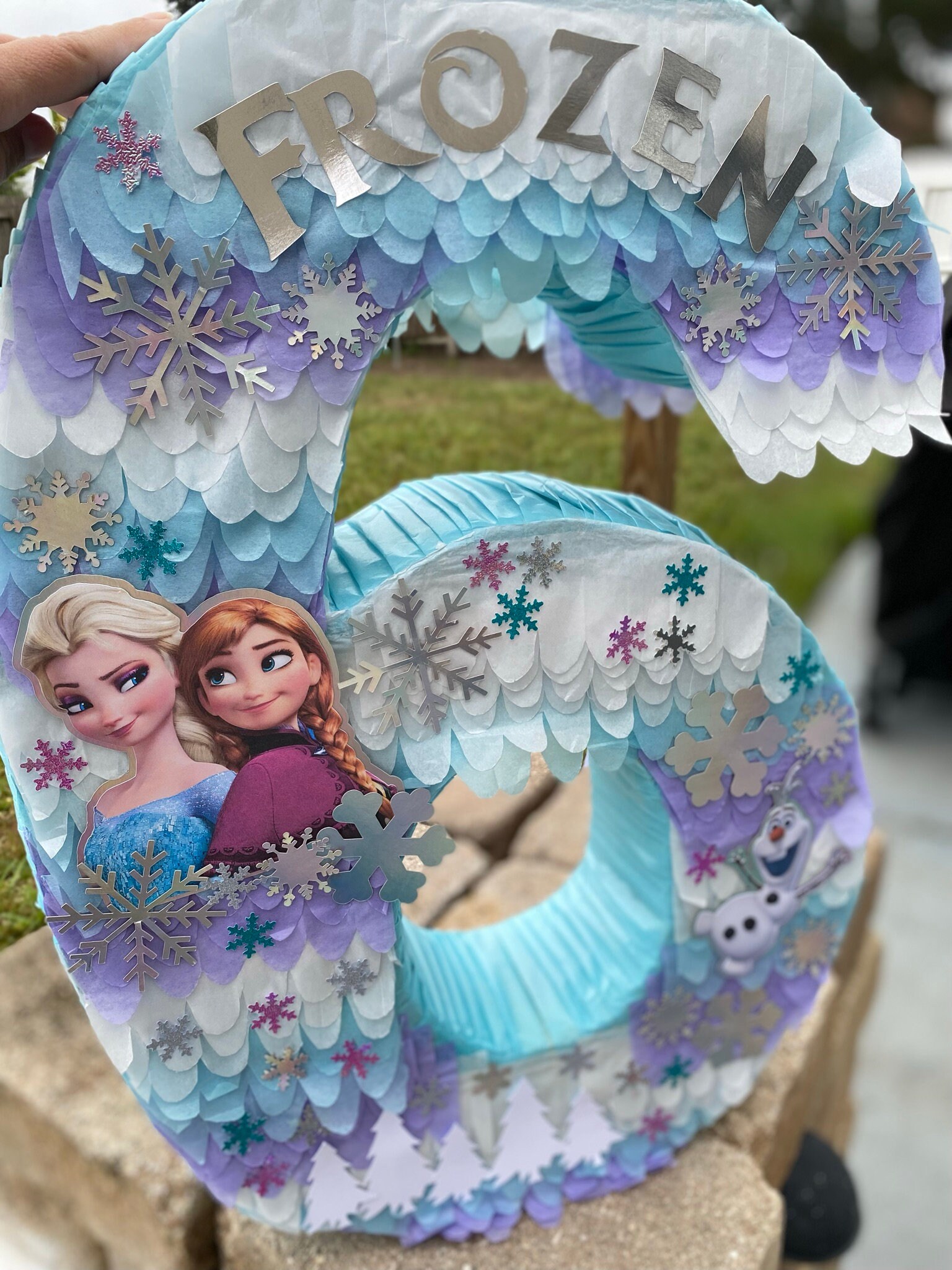 Frozen Pinata Thematic Number Pinata available Numbers 1-9 | Etsy