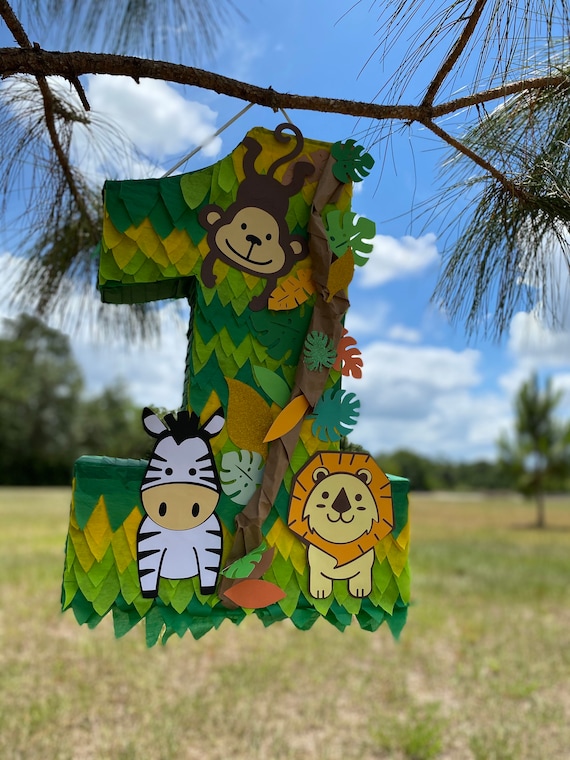 Safari Pinata Jungle Theme Piñata De Safari available 1-9 | Etsy