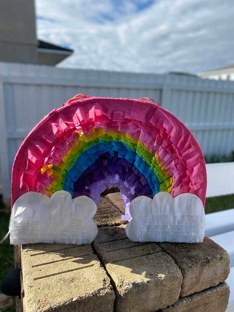 Rainbow Pinata custom Colors - Etsy