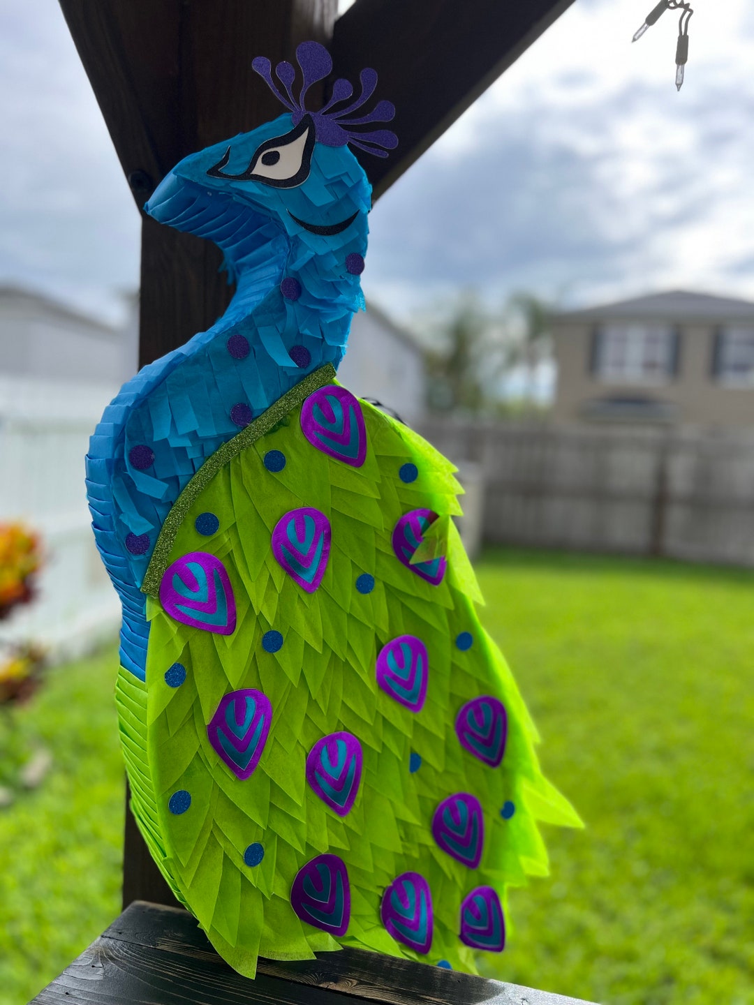 Peacock Pinata (bird Theme) Pavo Real - Etsy