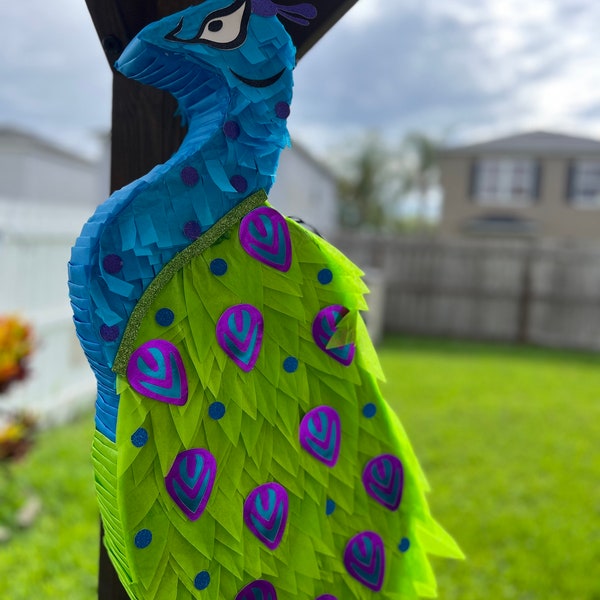 Peacock Pinata - Etsy