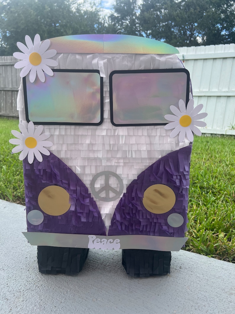 Hippie Van Pinata 60’s Themed (custom Colors) - Etsy Canada
