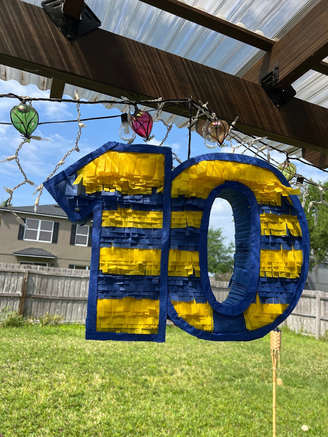 Number 10 Pinata: Custom Colors, 10th Birthday Party Decoration - Etsy