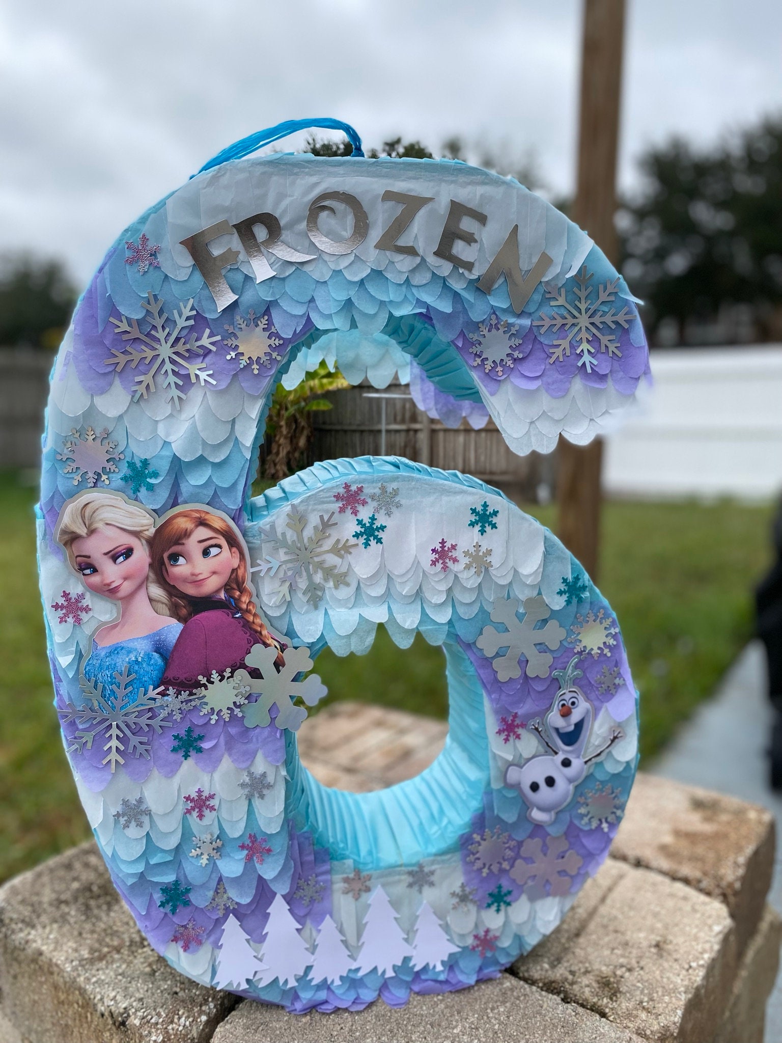 Frozen Pinata Thematic Number Pinata available Numbers 1-9 | Etsy