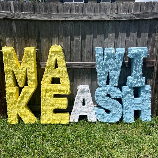 Pinata Letters - Etsy