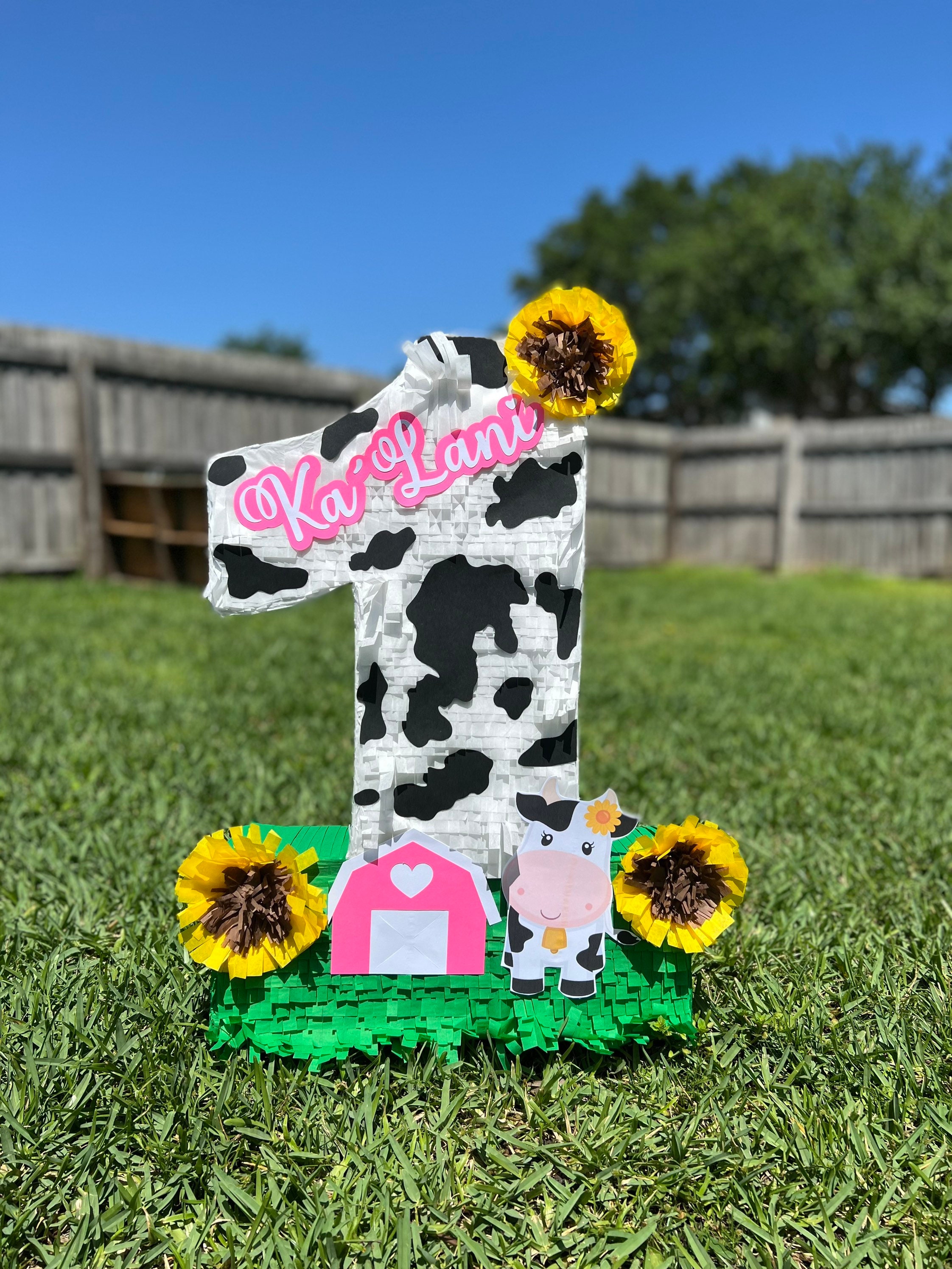 Cow Pinata (numbers Available 1-9) - Etsy