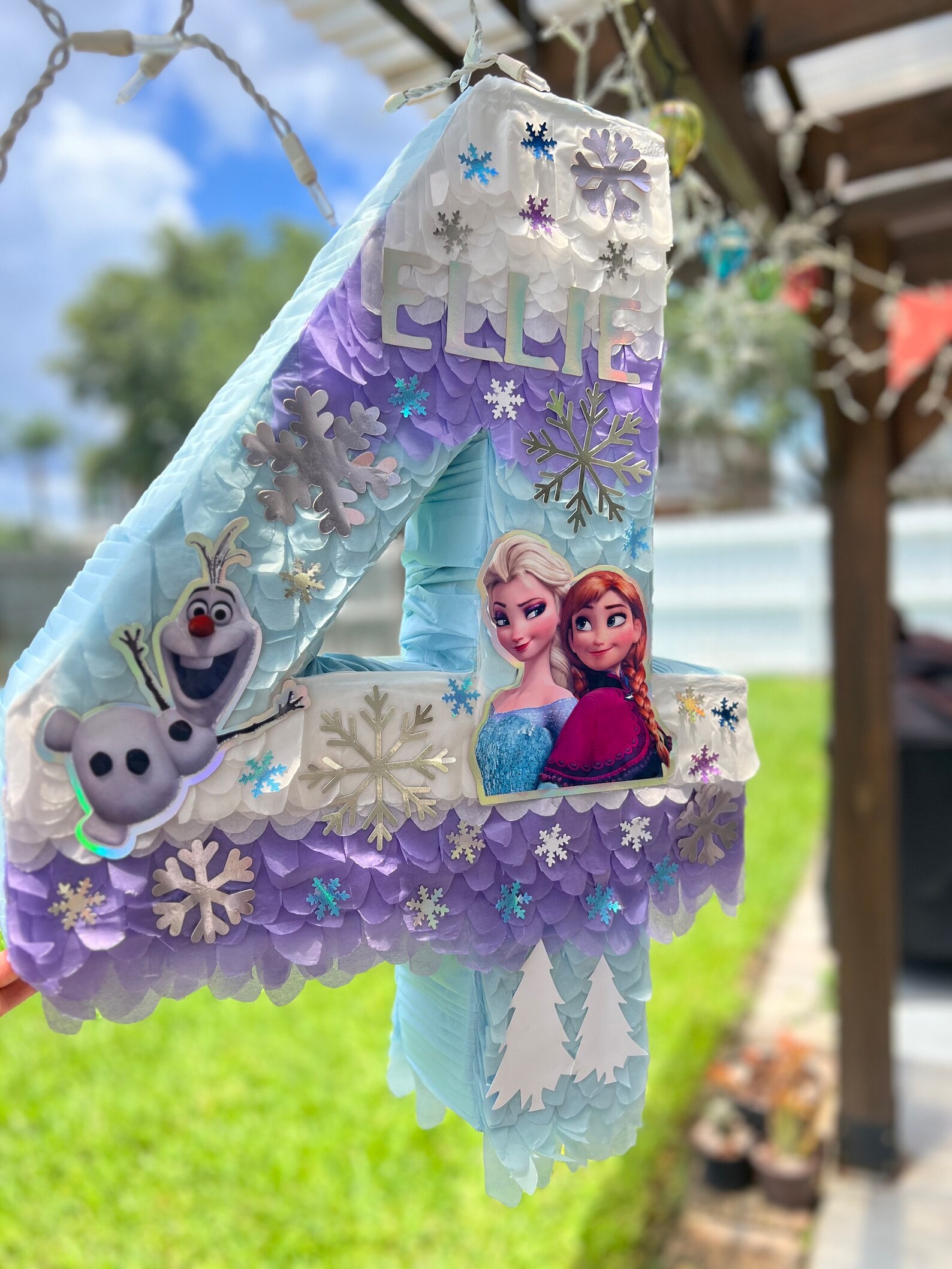 Frozen Pinata Thematic Number Pinata available Numbers 1-9 - Etsy