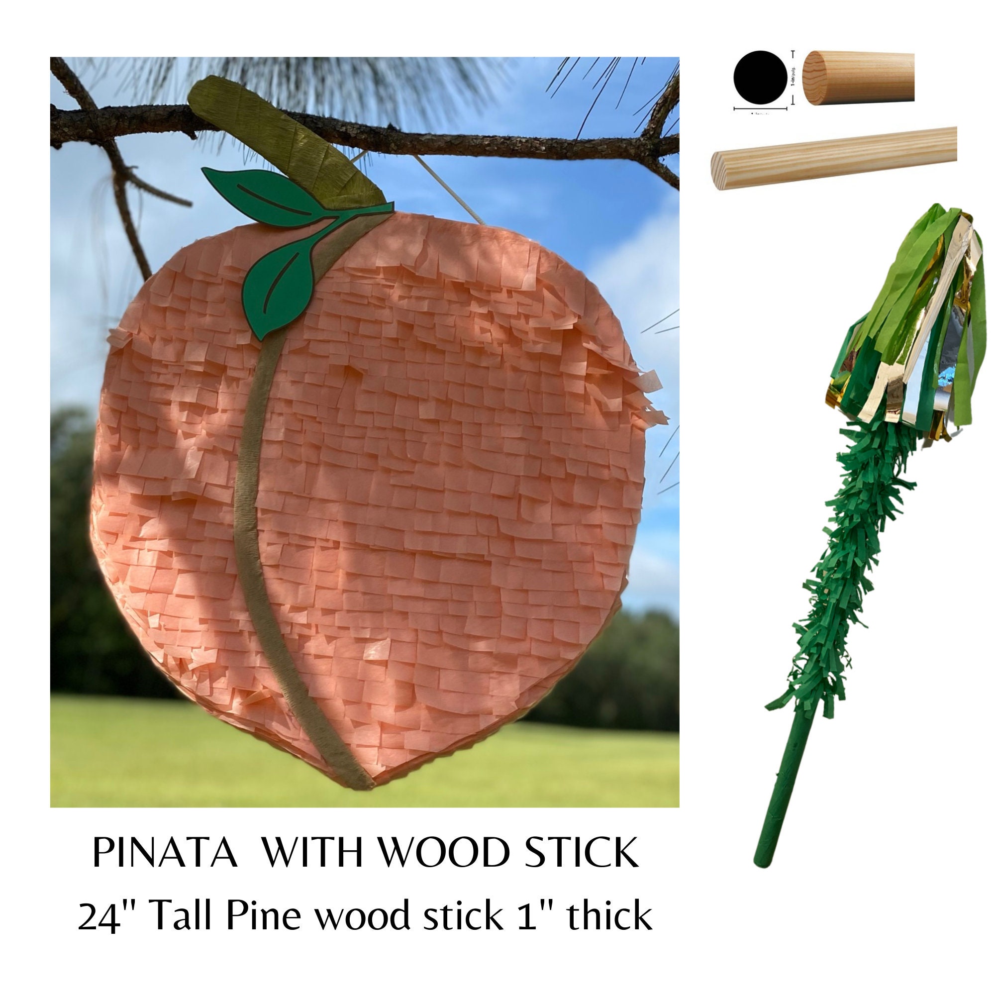 Peach Pinata for Thematic Party pinata De Durazno - Etsy