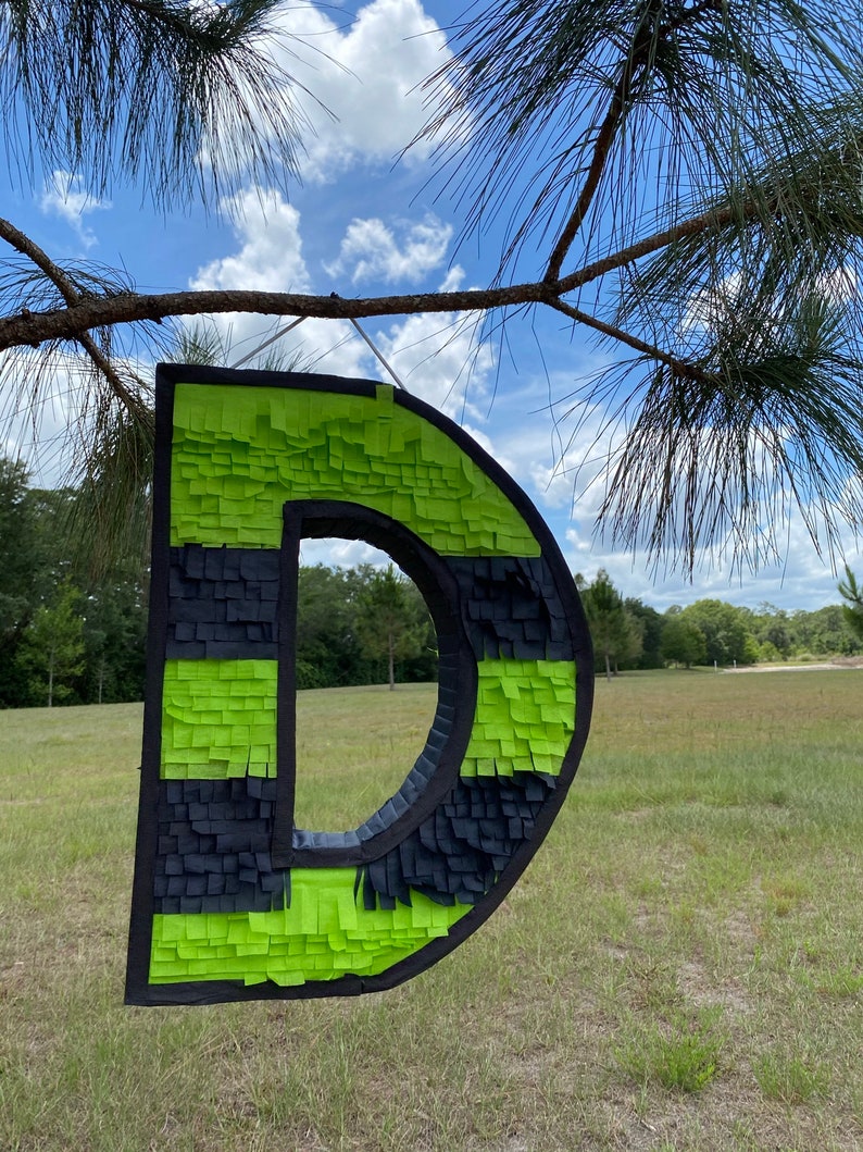Letter Pinata all Alphabet Available Custom Colors - Etsy