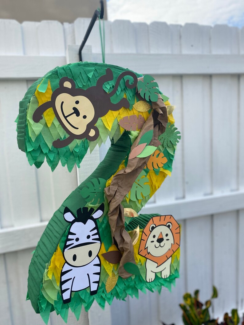 Safari Pinata Jungle Theme Piñata De Safari available 1-9 | Etsy