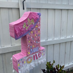 Sweet One Pinata available Numbers 1-9 With Name | Etsy