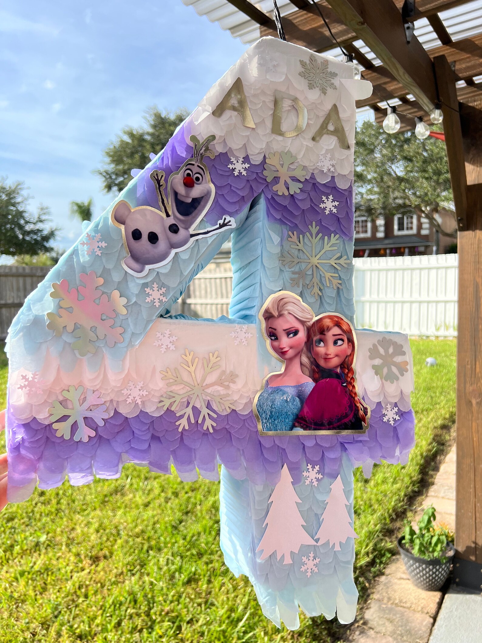 Frozen Pinata Thematic Number Pinata available Numbers 1-9 - Etsy