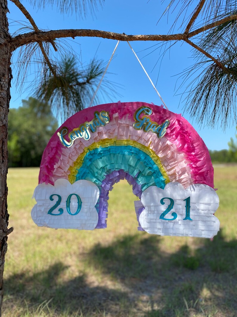 Rainbow Pinata custom Colors - Etsy