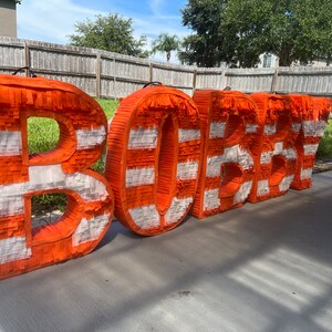 Letter Pinata (all Alphabet Available, Custom Colors) - Etsy