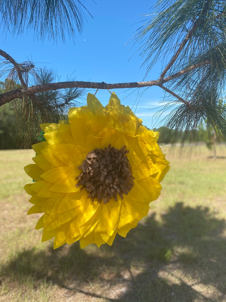 Sunflower Pinata Flower Theme - Etsy