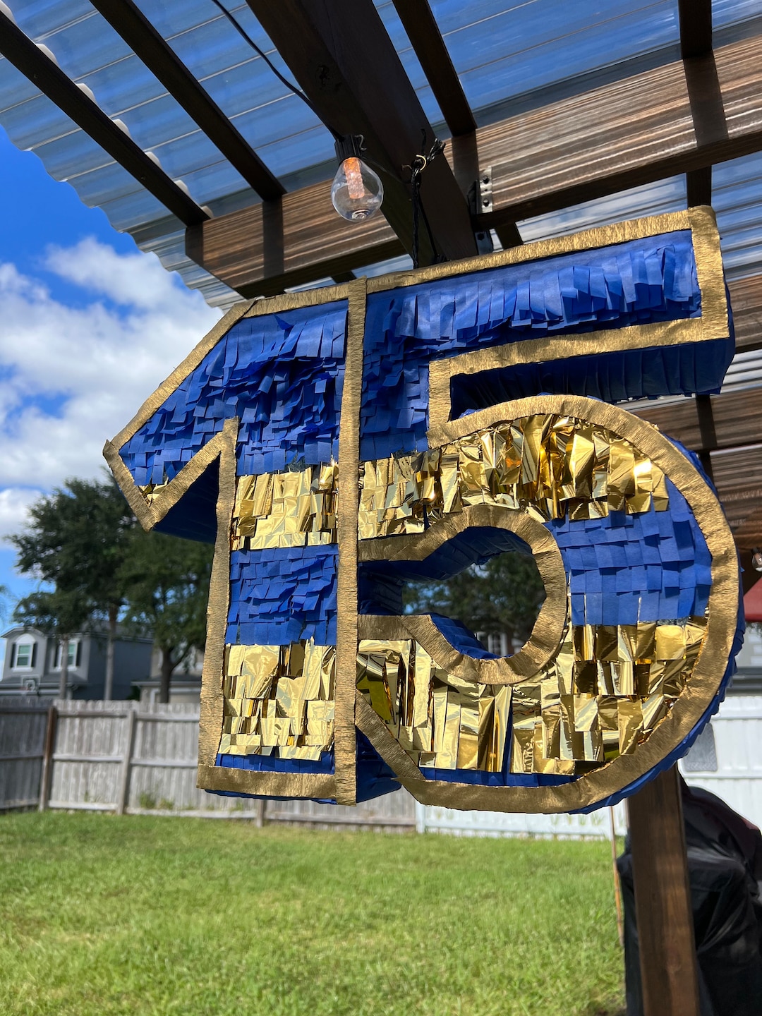 Number 15 Pinata: Custom Colors, Quinceañera Decor - Etsy