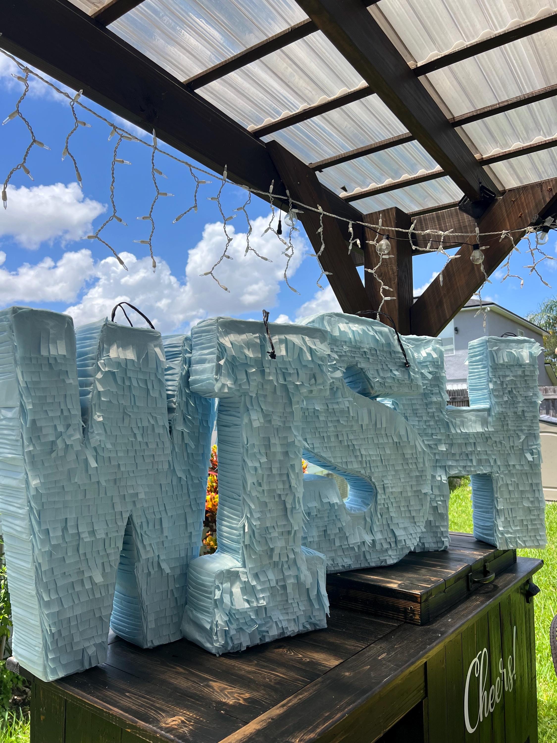 Letter Pinata (all Alphabet Available, Custom Colors) - Etsy