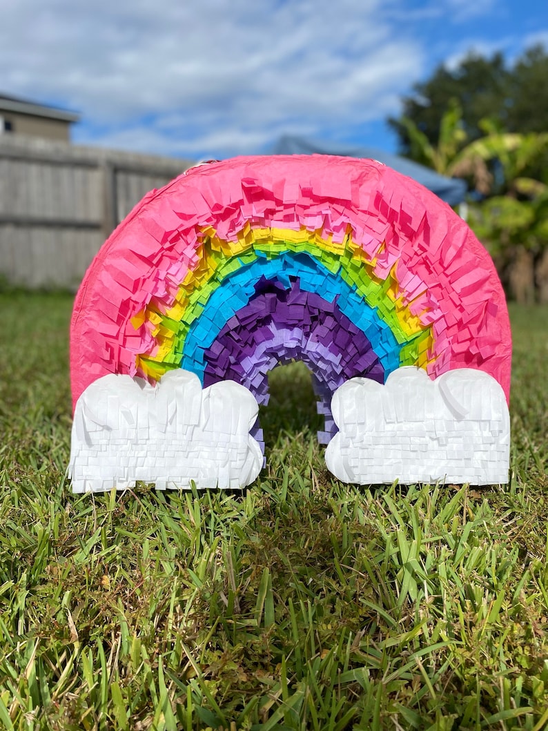 Rainbow Pinata custom Colors - Etsy