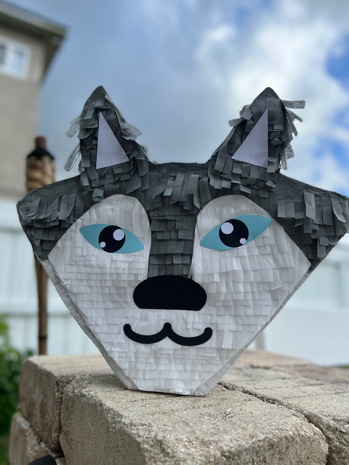 Wolf Pinata pinata De Lobo - Etsy