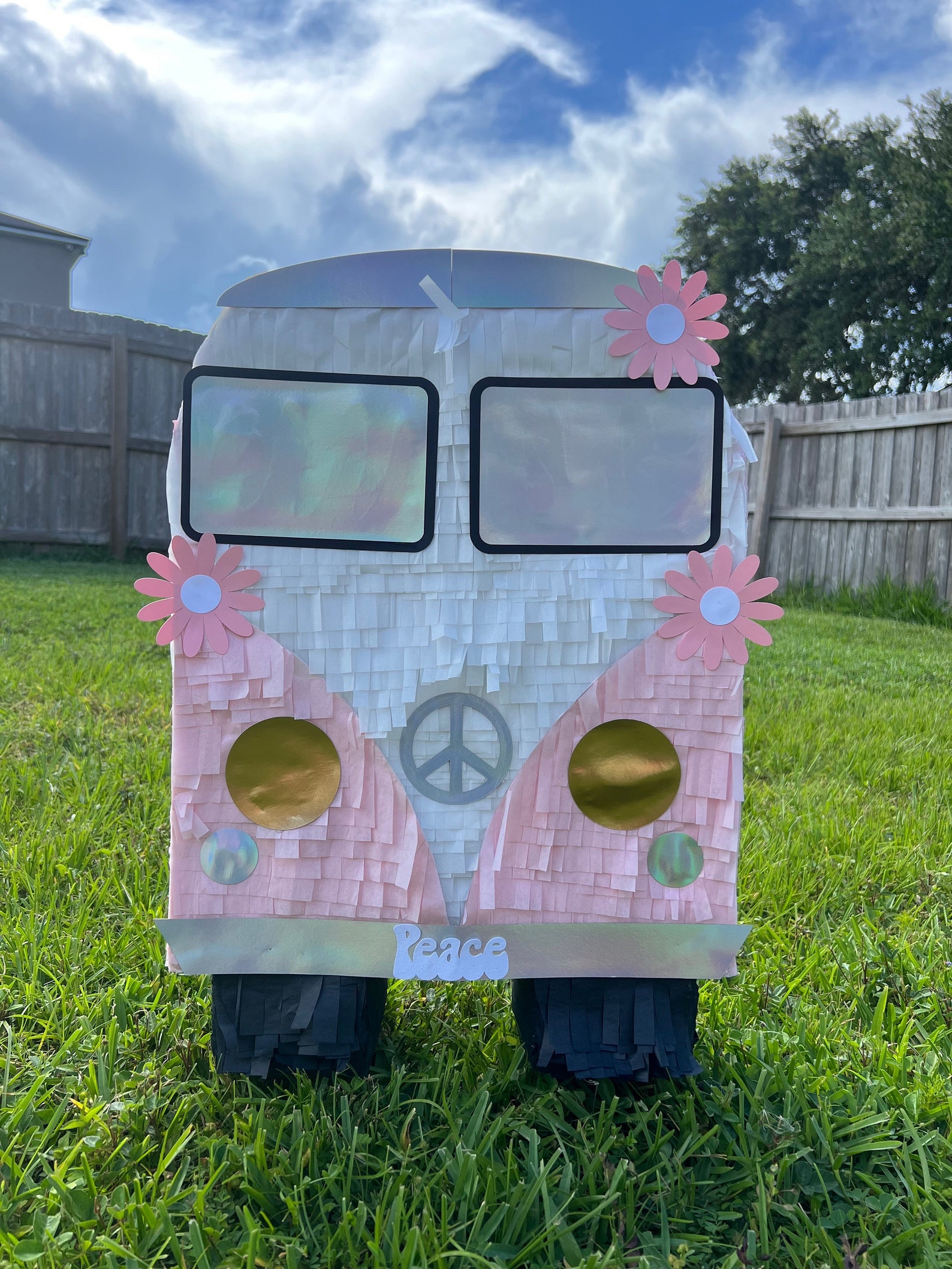 Hippie Van Pinata 60’s Themed (custom Colors) - Etsy