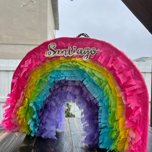 Rainbow Pinata (custom Colors) - Etsy