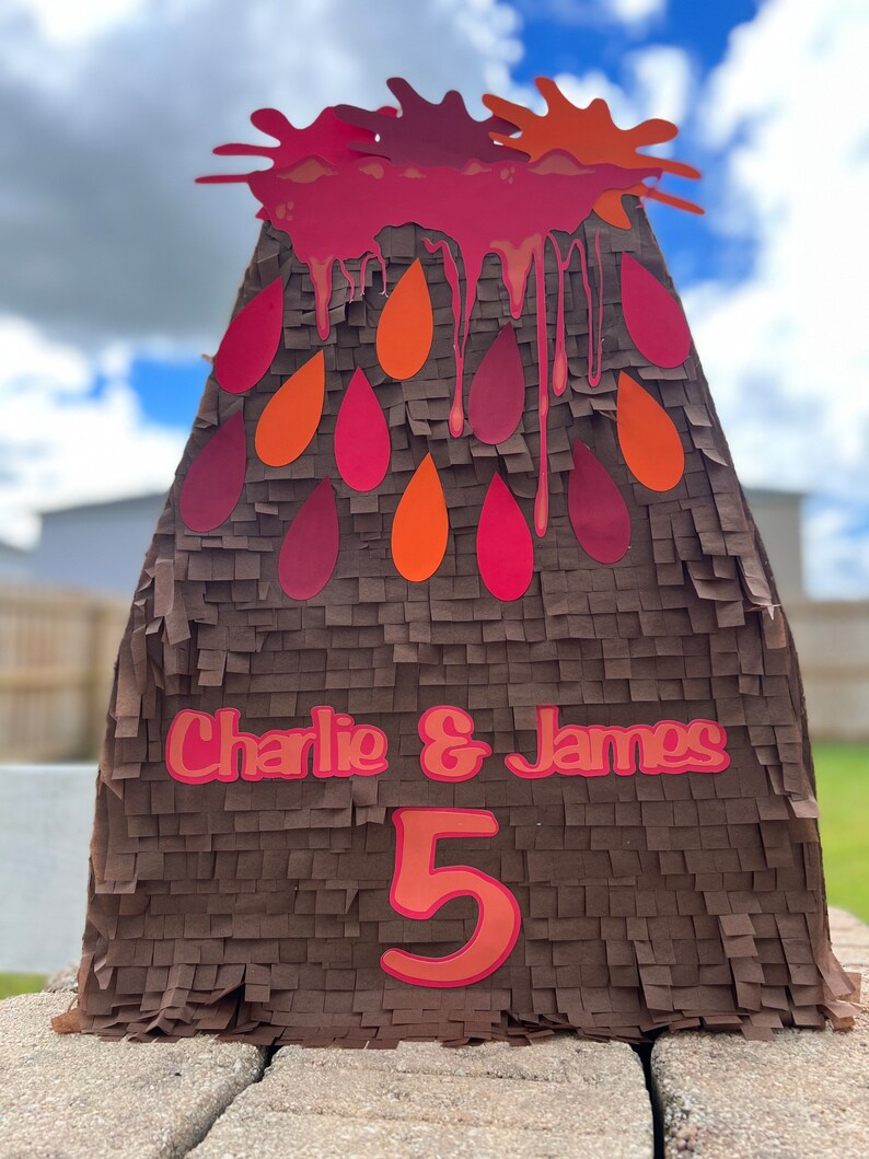 Volcano Pinata - Etsy