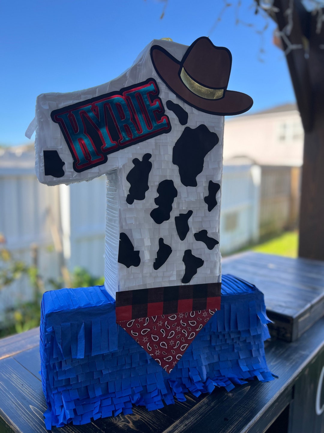 Cowboy Pinata (numbers Available 1-9) - Etsy
