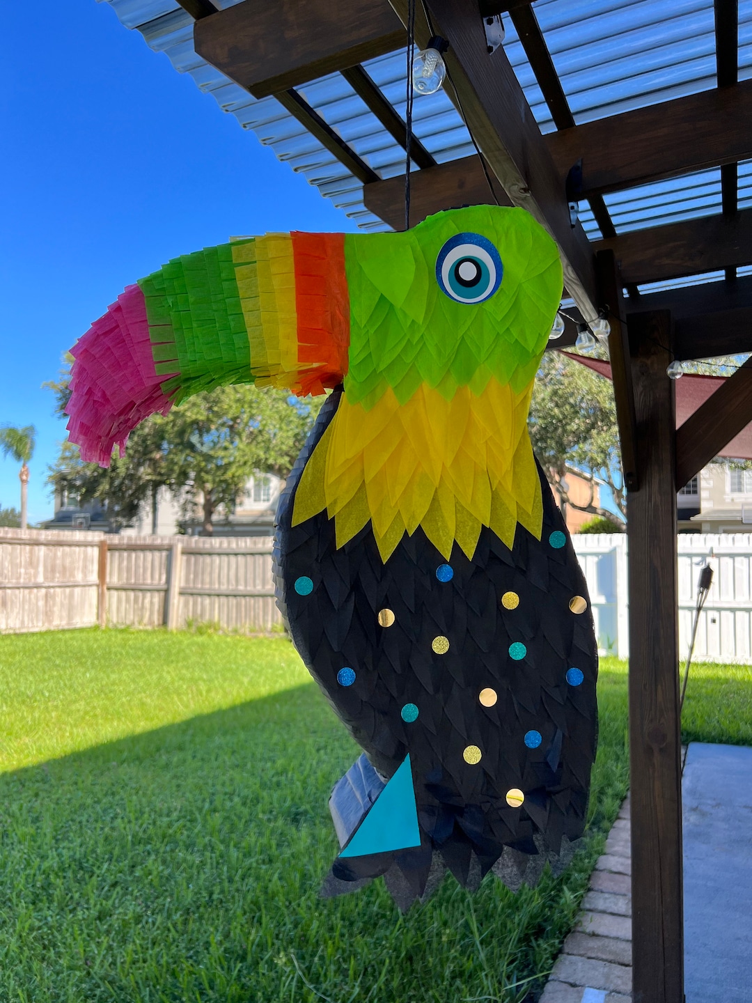 Handmade Toucan Pinata: Tropical Party Decoration Jungle Birthday - Etsy