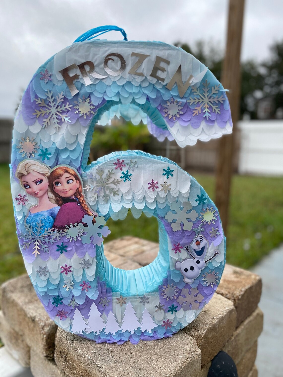 Frozen Pinata Thematic Number Pinata available Numbers 1-9 | Etsy