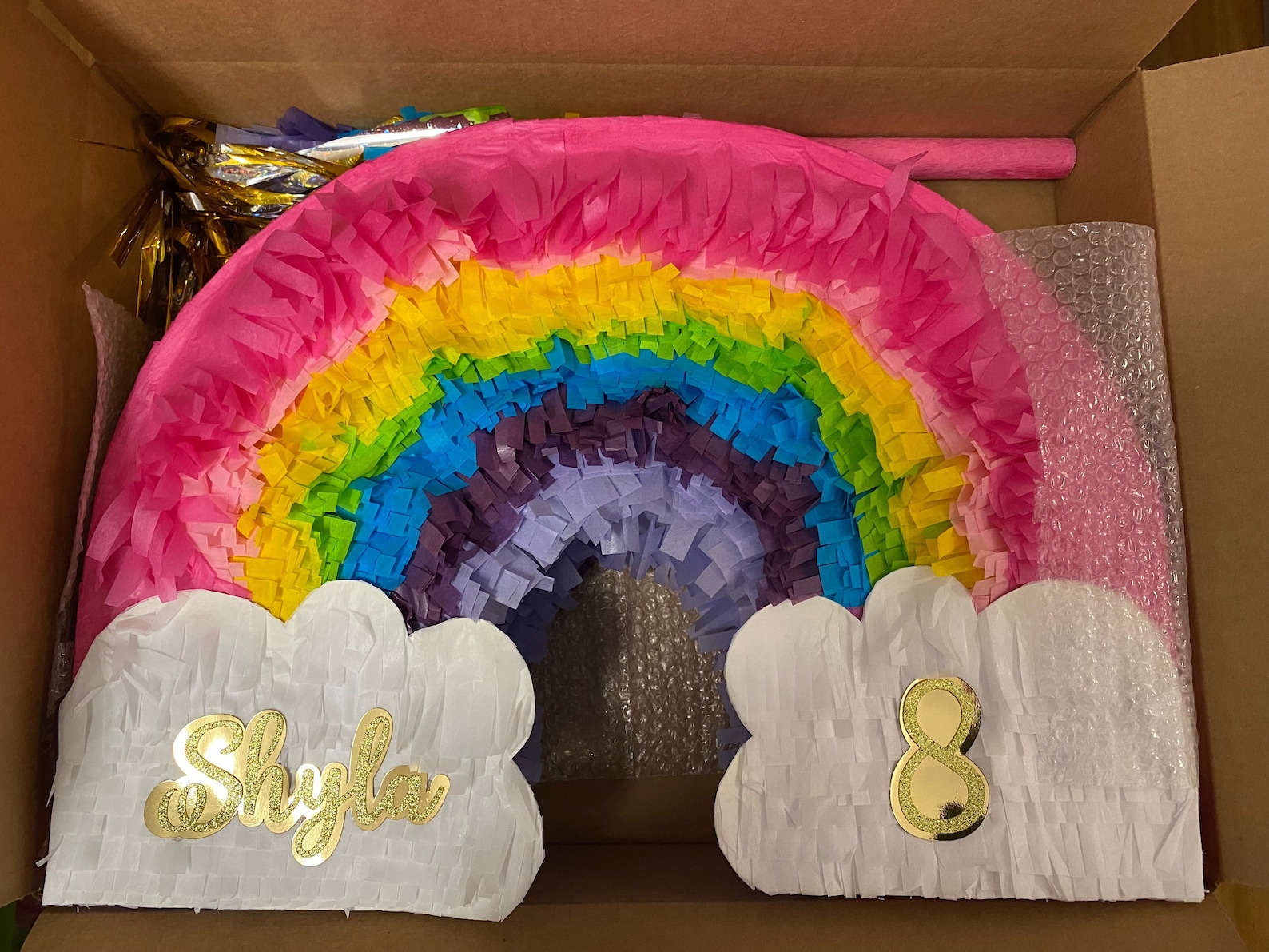 Rainbow Pinata custom Colors - Etsy