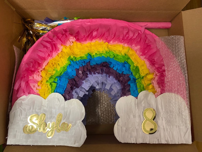 Rainbow Pinata (custom Colors) - Etsy