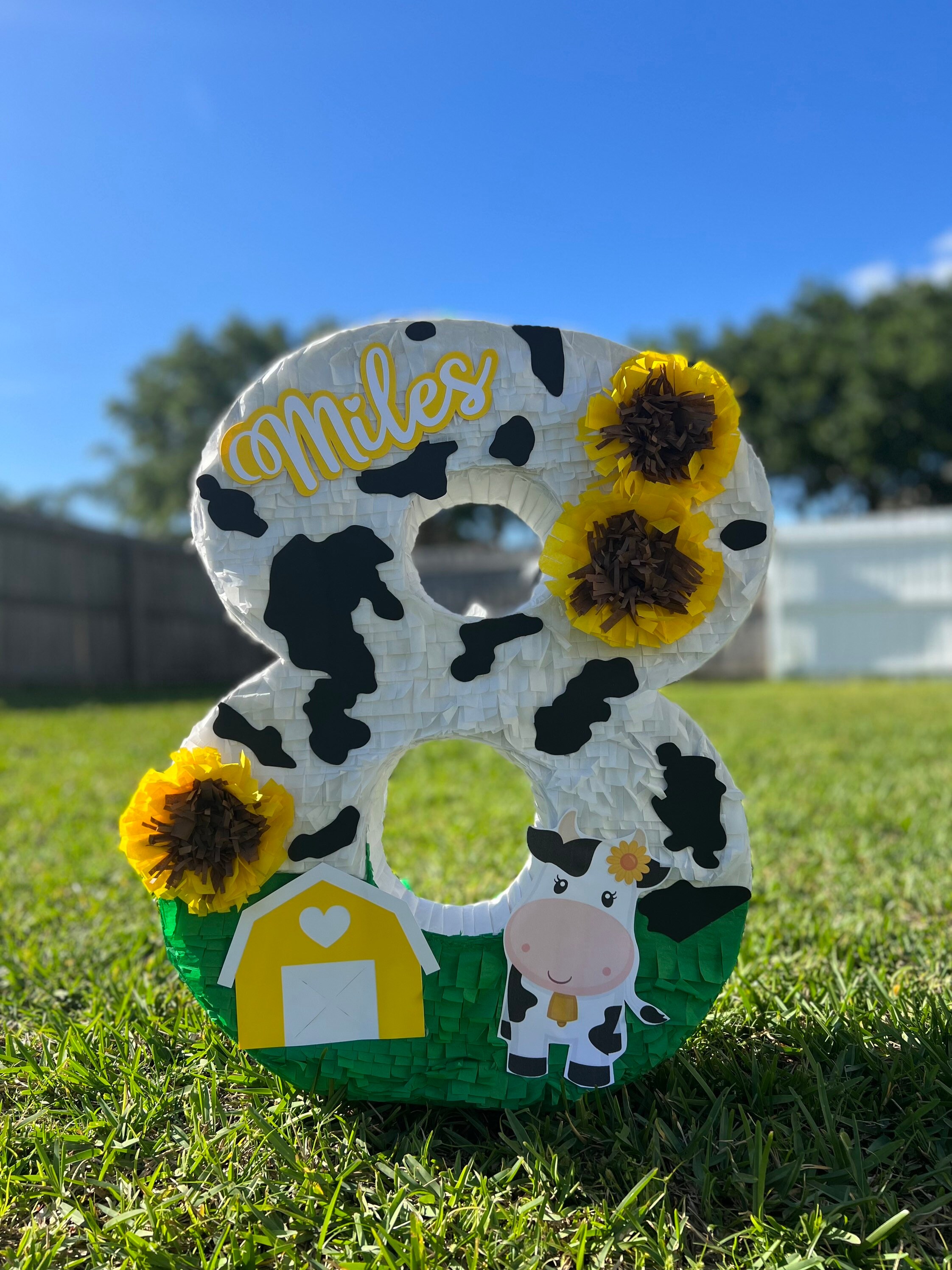 Cow Pinata numbers Available 1-9 - Etsy