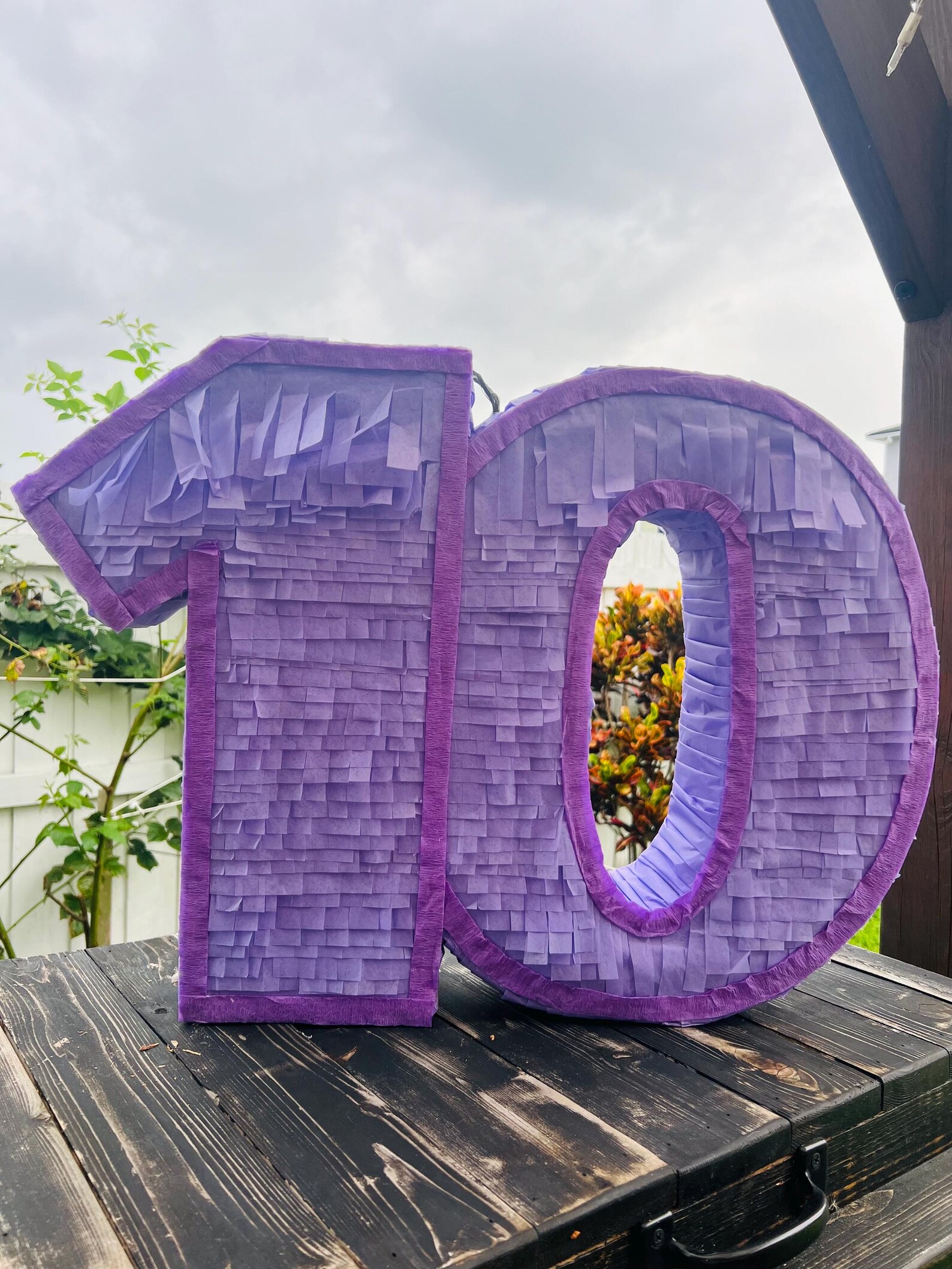 Number 10 Pinata: Custom Colors, 10th Birthday Party Decoration - Etsy