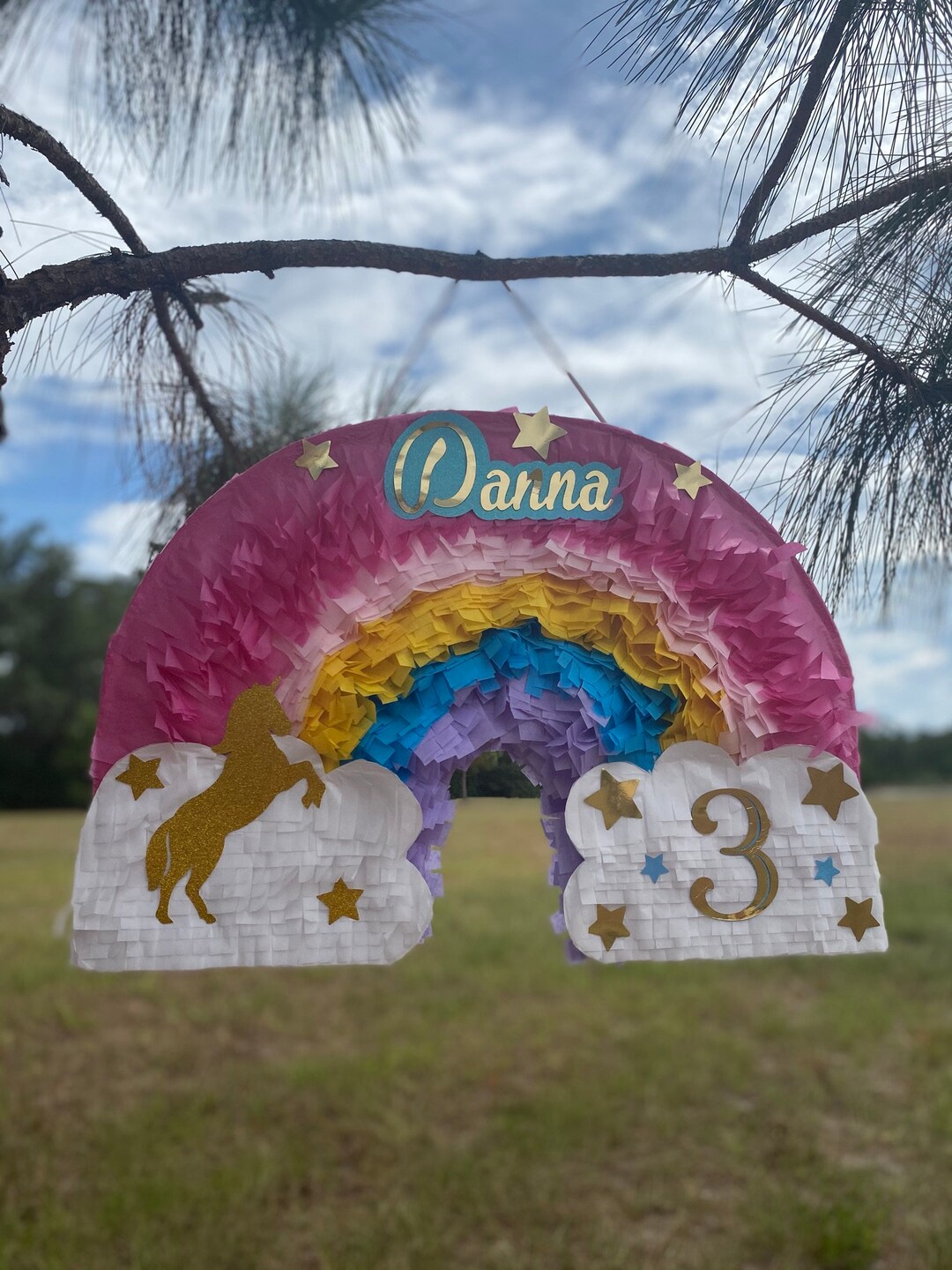 Rainbow Pinata (custom Colors) - Etsy