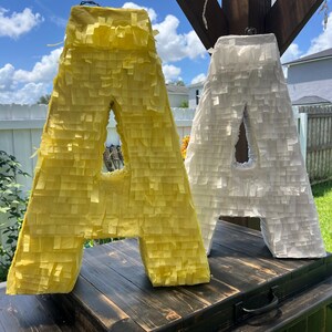 Letter Pinata (all Alphabet Available, Custom Colors) - Etsy