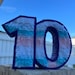 Number 10 Pinata: Custom Colors, 10th Birthday Party Decoration - Etsy