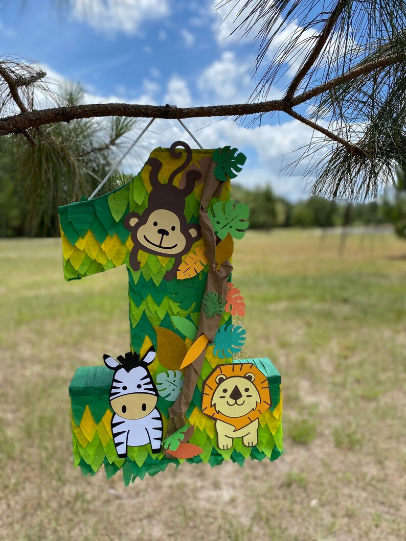 Safari Pinata Jungle Theme Piñata De Safari available 1-9 | Etsy