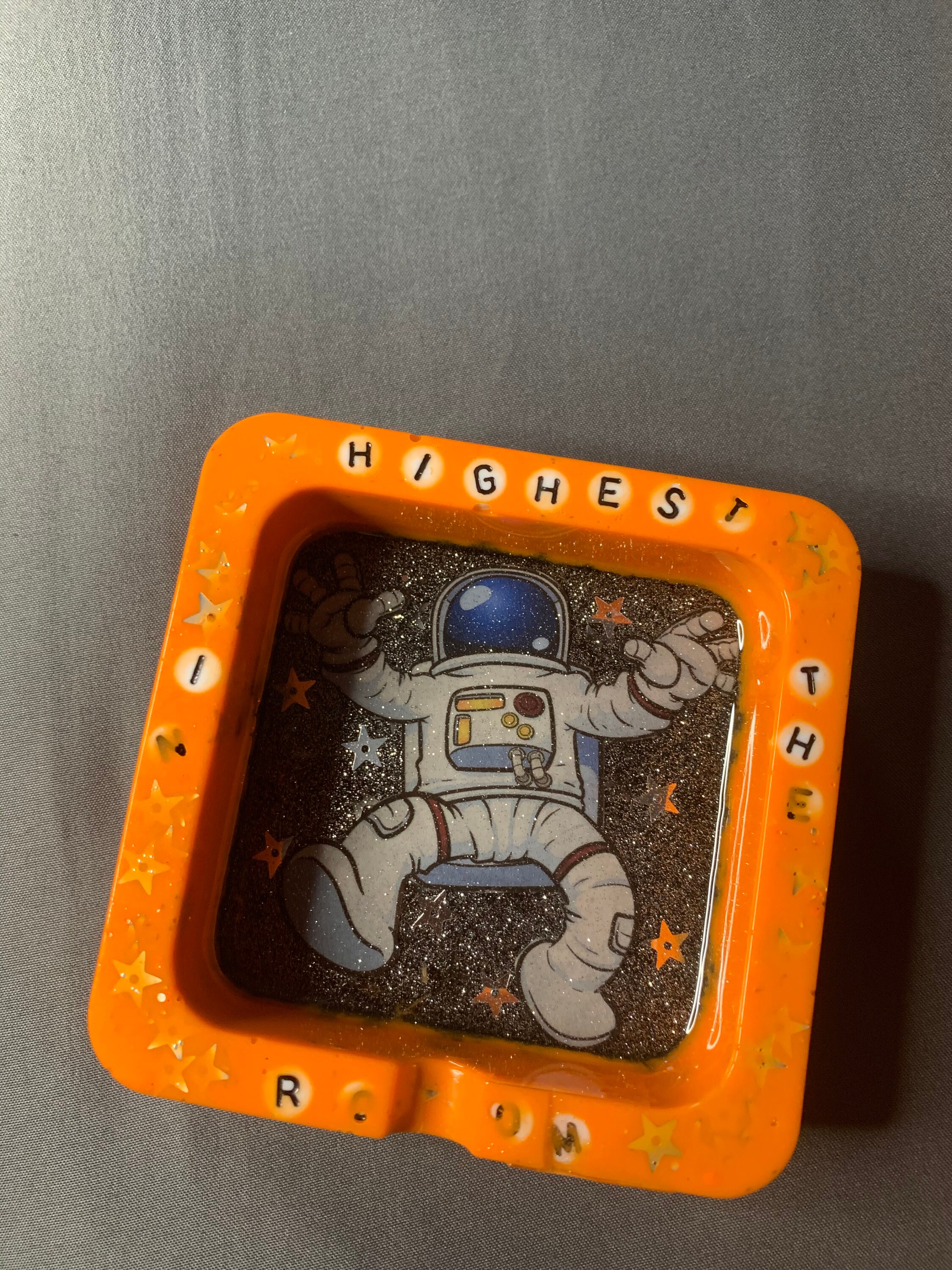 Outer Space Tray With Highest in the Room Ashtray - Etsy