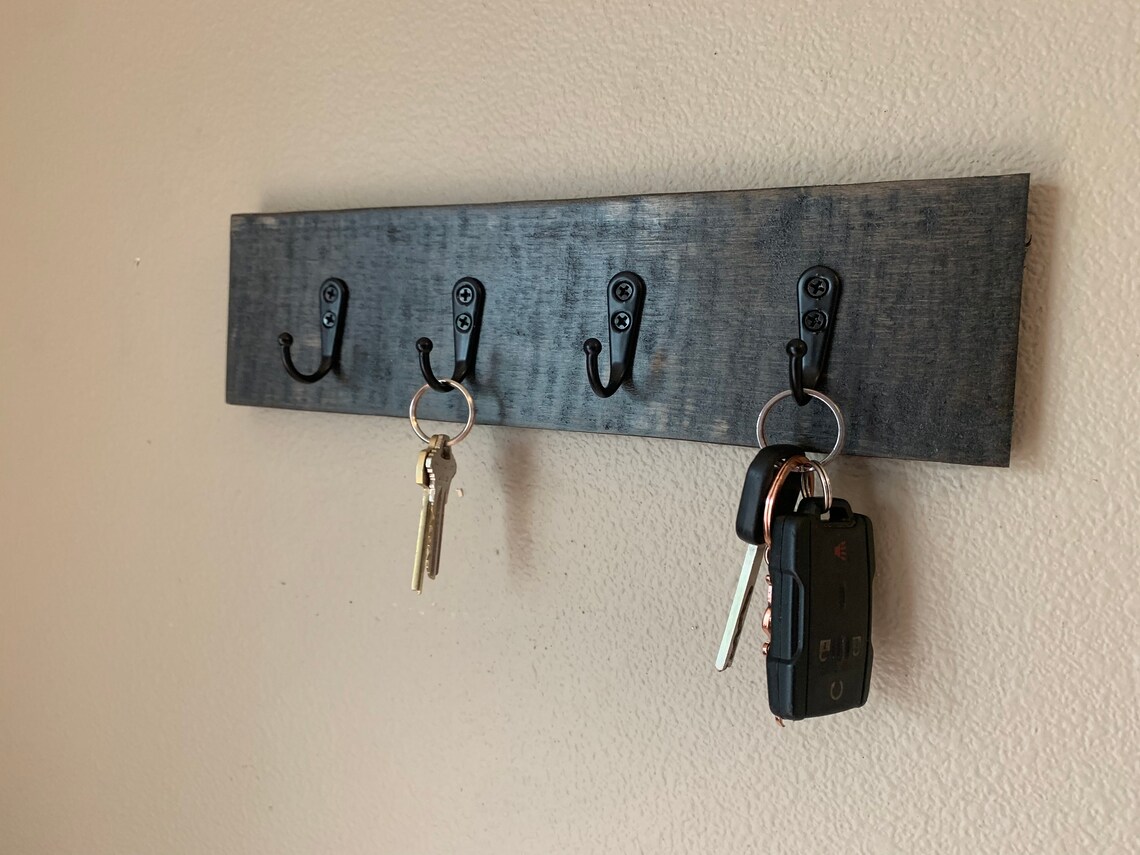 Rustic Handcrafted Key Holder - Etsy