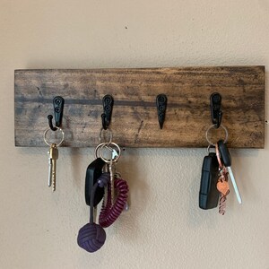 Rustic Handcrafted Key Holder - Etsy
