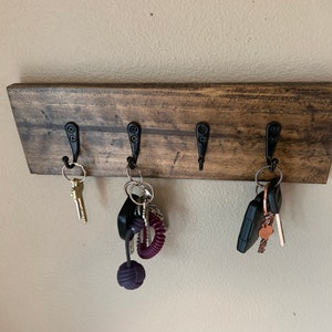 Rustic Handcrafted Key Holder - Etsy