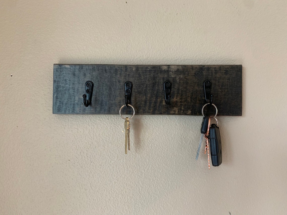 Rustic Handcrafted Key Holder - Etsy