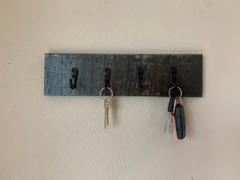 Rustic Handcrafted Key Holder - Etsy