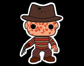 Freddy Krueger Stickers - Etsy