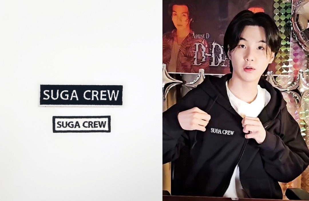 Suga Crew Agust D "d-day Concert" Badge - BTS Yoongi Iron-on Embroidery ...
