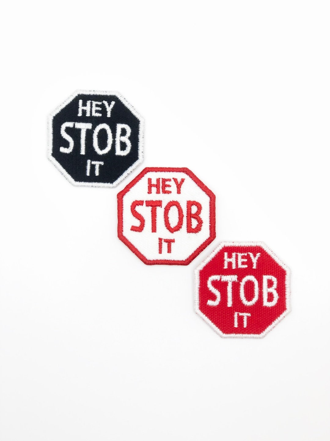 BTS Jin "hey STOB It" Iron-on Embroidery Patch for Tote Bags, T-shirts ...