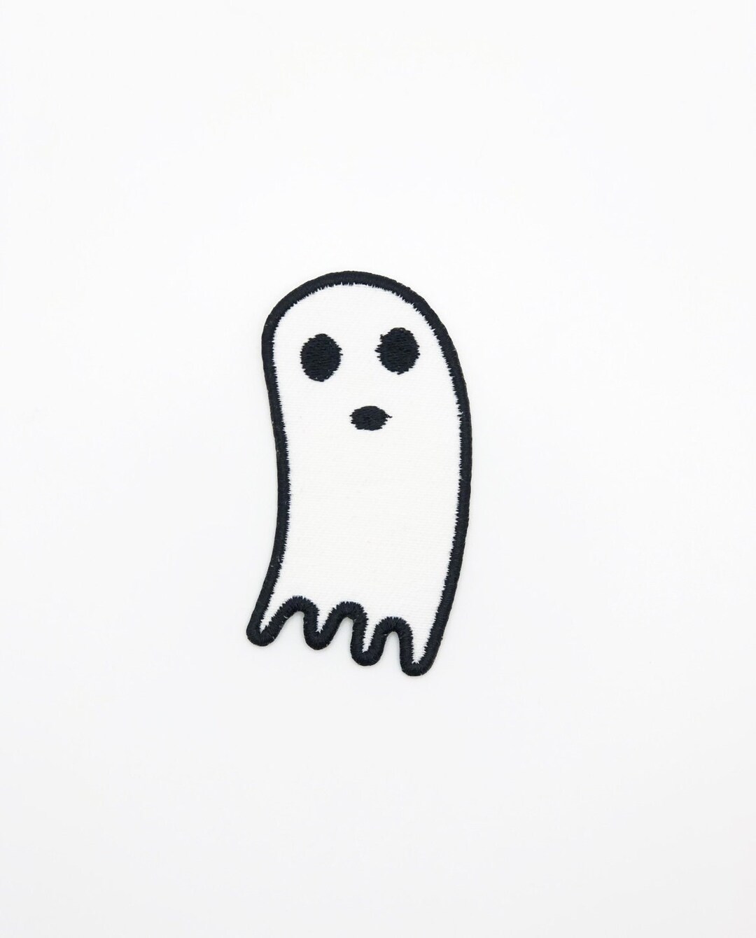 Little White Ghost Halloween Ghost Iron-on Embroidery Patch - Etsy
