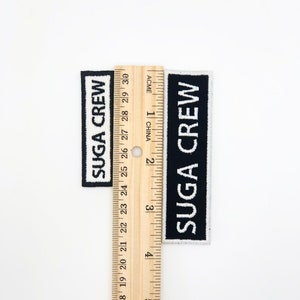 Suga Crew Agust D "d-day Concert" Badge - BTS Yoongi Iron-on Embroidery ...