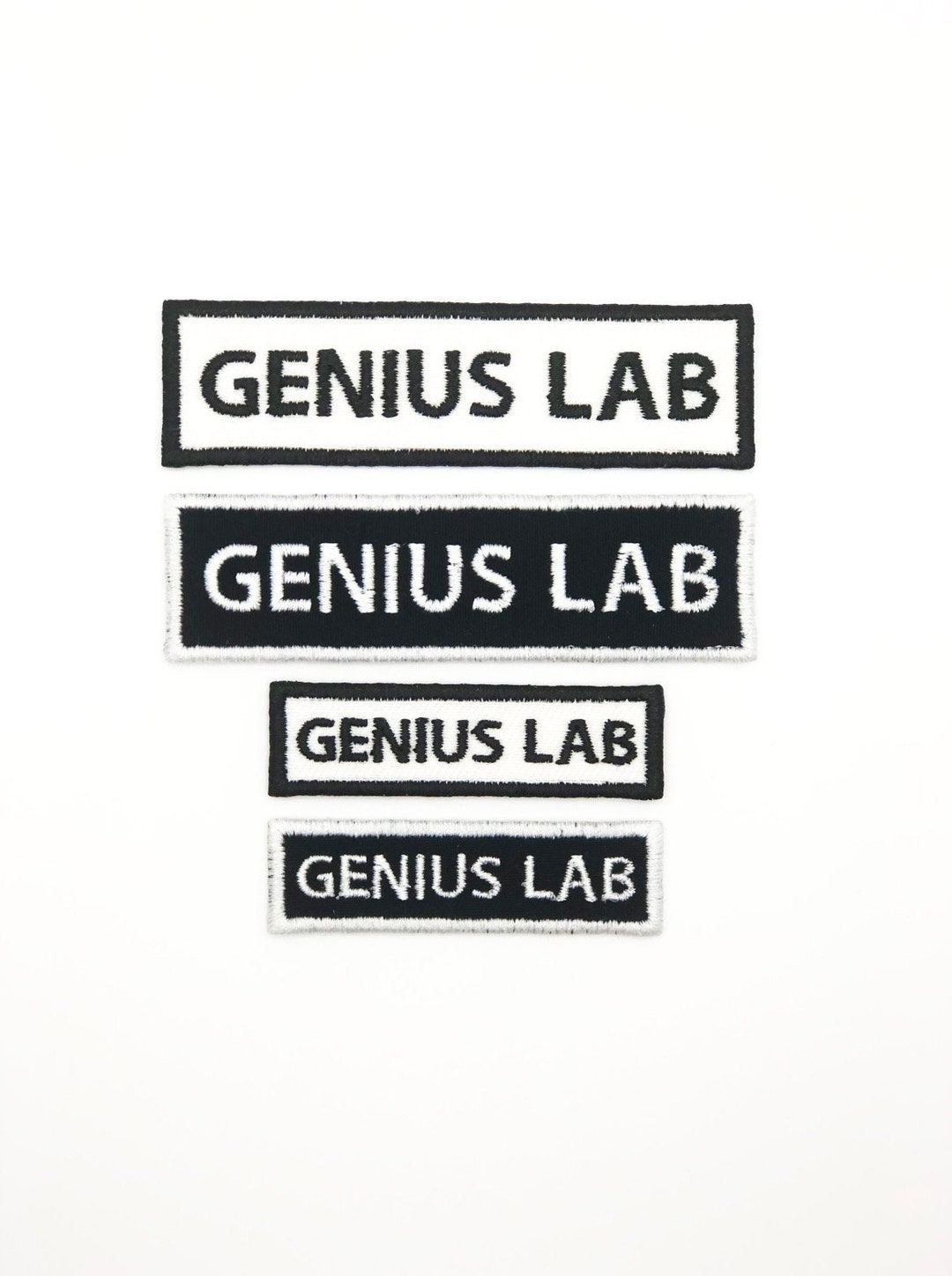 BTS Suga GENIUS LAB Studio Iron-on Embroidery Patch for Tote Bags, T ...